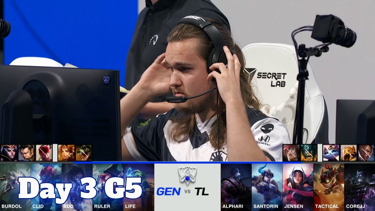 GEN vs TL | Day 3 Group D S11 LoL Worlds 2021 | Gen.G vs Team Liquid ...