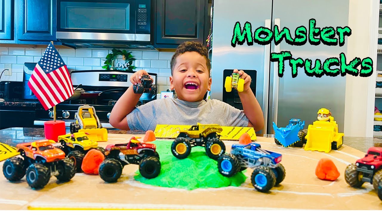 Monster Trucks For Kids | Monster Jam Toys For Children - YouTube