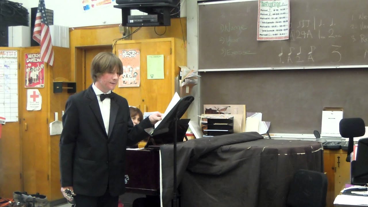 Tyler Baillie plays Clarinet Concerto No.1 - Weber - YouTube