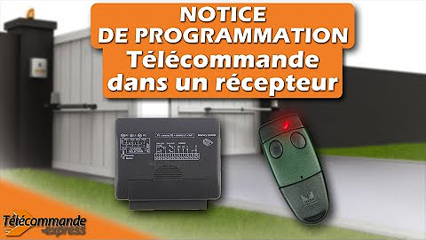 Télécommandes de portail à programmer dans le récepteur - YouTube
