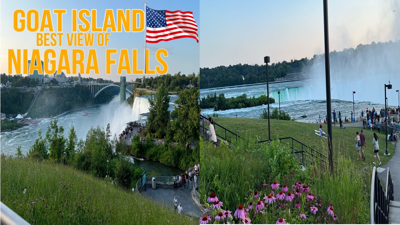 Goat Island Best View of Niagara Falls USA - YouTube