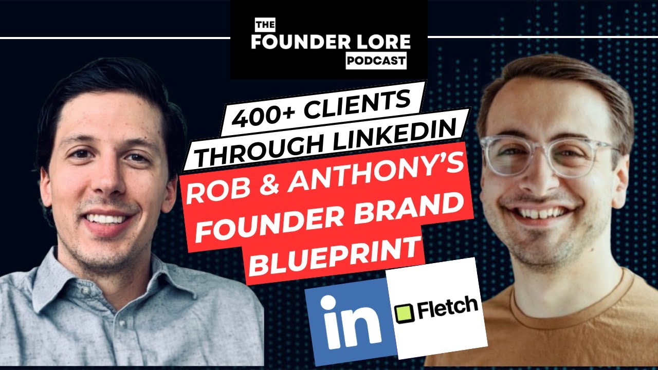Founder Lore Ep16 - Rob & Anthony - Co-Founders @ Fletch - YouTube