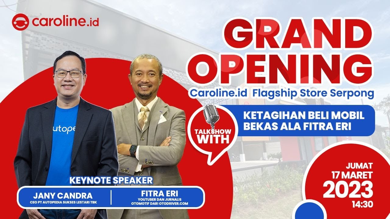 GRAND OPENING! Caroline.id Flagship Store Serpong Livestreaming - YouTube