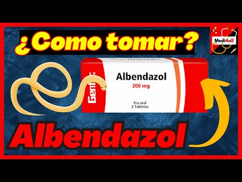ALBENDAZOL Tabletas y Suspension  COMO y CUANDO TOMAR? Adultos y Niños