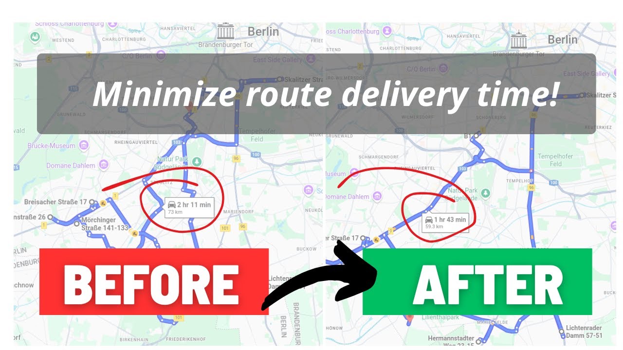 Route Optimization Before & After: Save 28 Min on Every Delivery Route ...