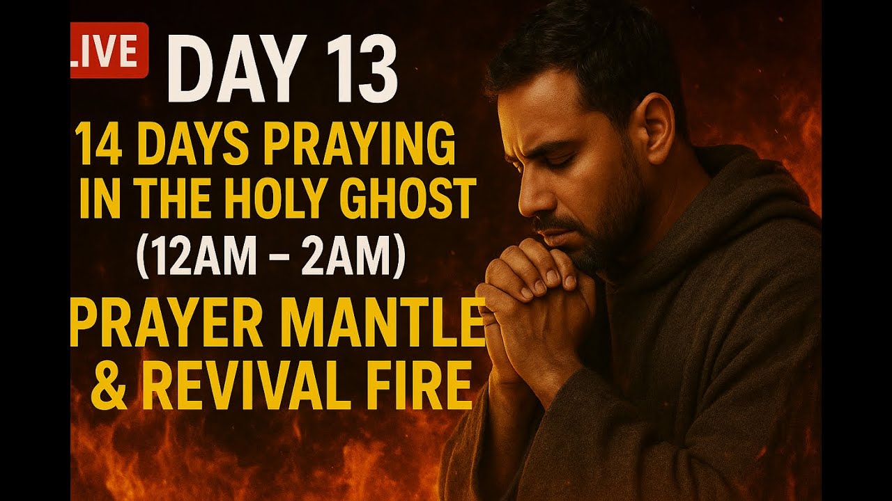 Day 13 – 14 Days Praying in the Holy Ghost (12AM–2AM): Prayer Mantle ...