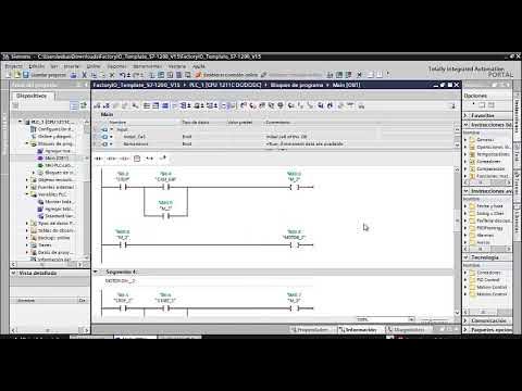 Práctica 1 Arranque y Giro de Motor, TIA PORTAL V15 Factory IO - YouTube
