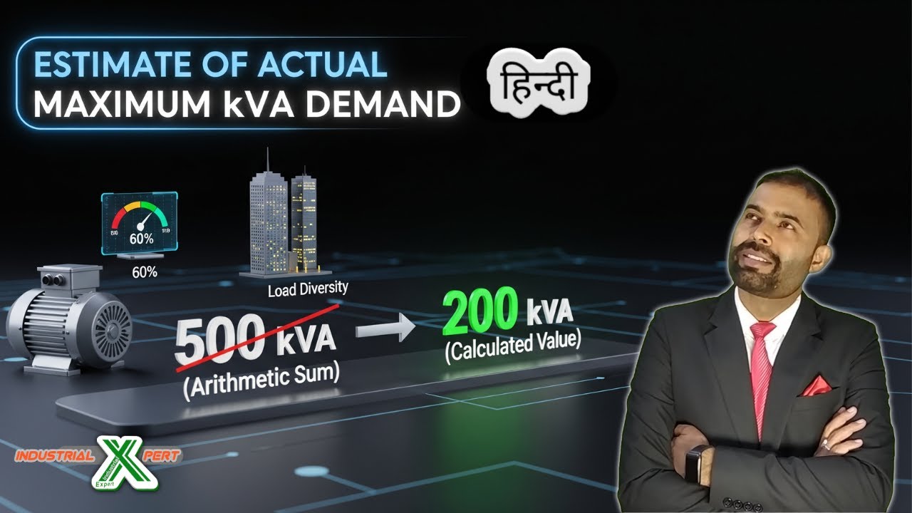 Actual Maximum kVA Demand Calculation | Apartment & Industry Load ...