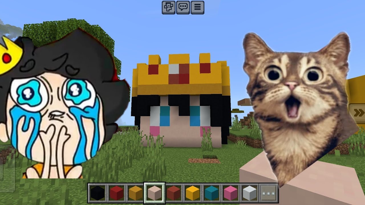 Como hacer la cabeza de trollino en minecraft - YouTube