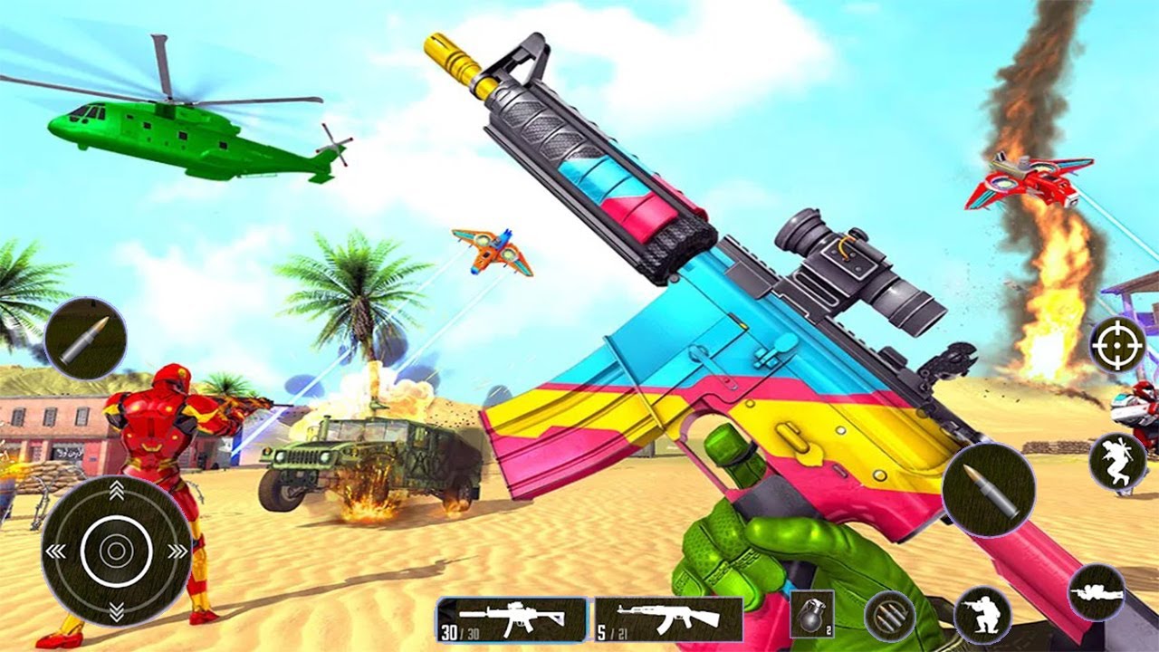 FPS Cover Firing Offline Game – Android GamePlay – FPS Shooting Games ...