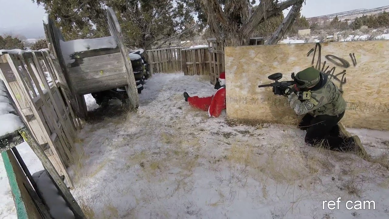 baddest santa paintball - YouTube