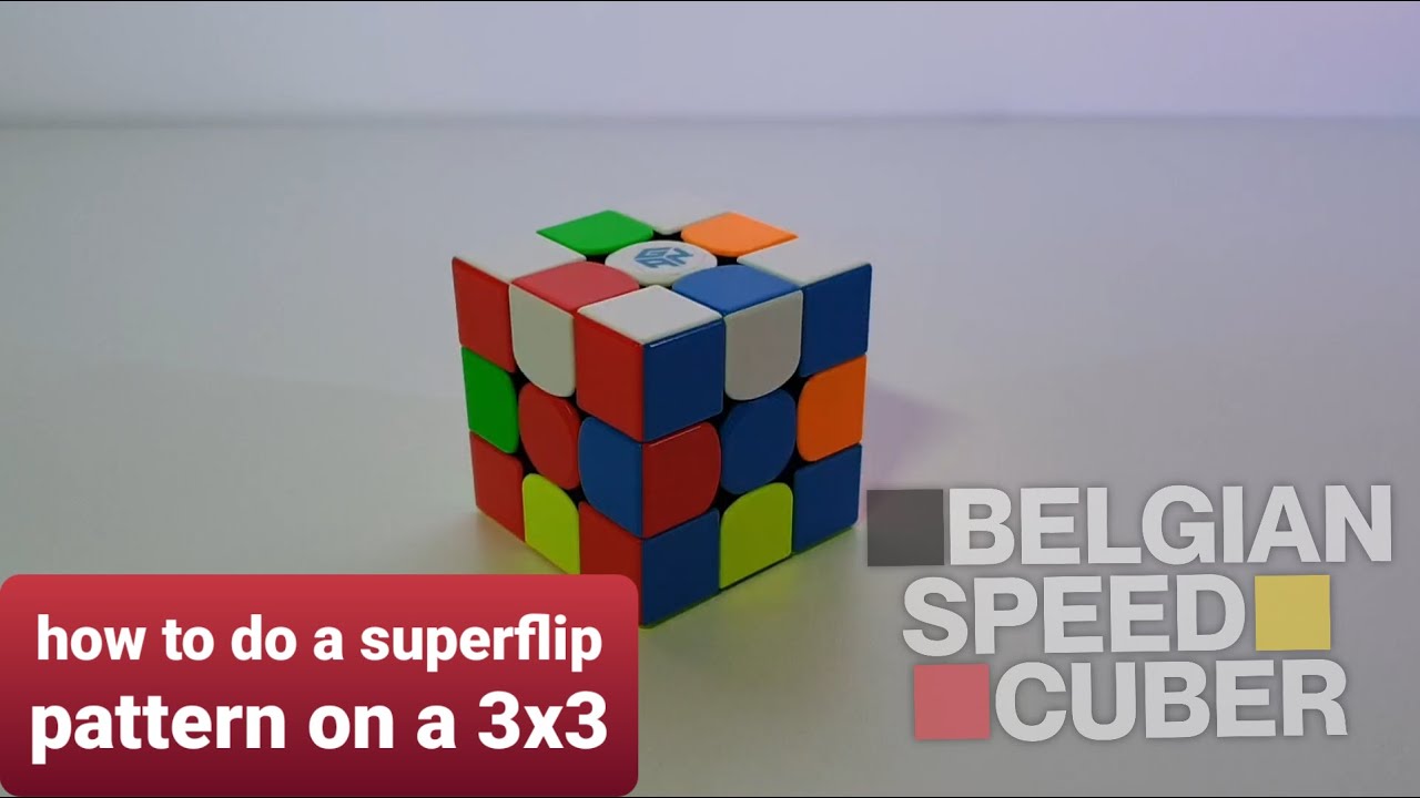 Easy Rubik's cube patterns!!! [superflip pattern basics] - YouTube