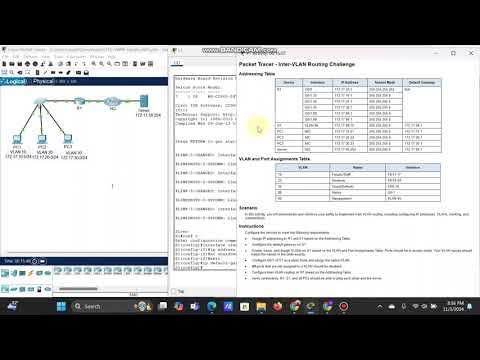 Inter-VLAN Routing Challenge - Switching dan Routing - H663X - 2024 - YouTube
