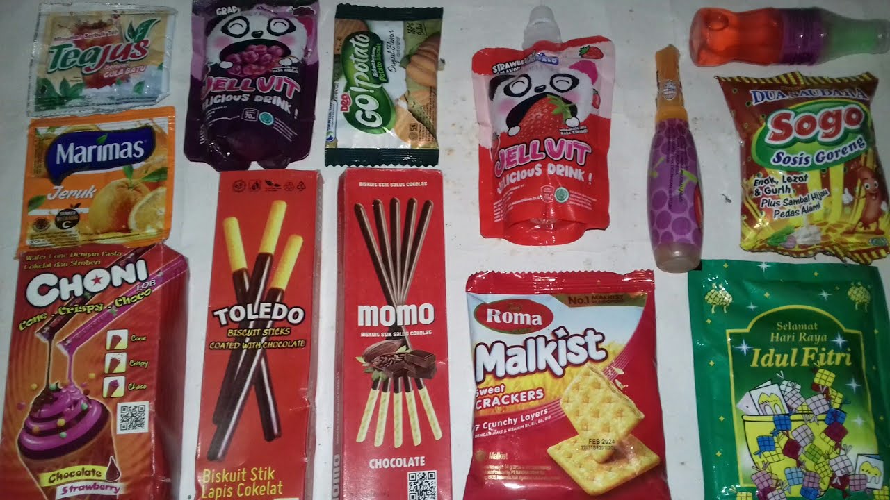 asmr berbagai snack part 56 - YouTube