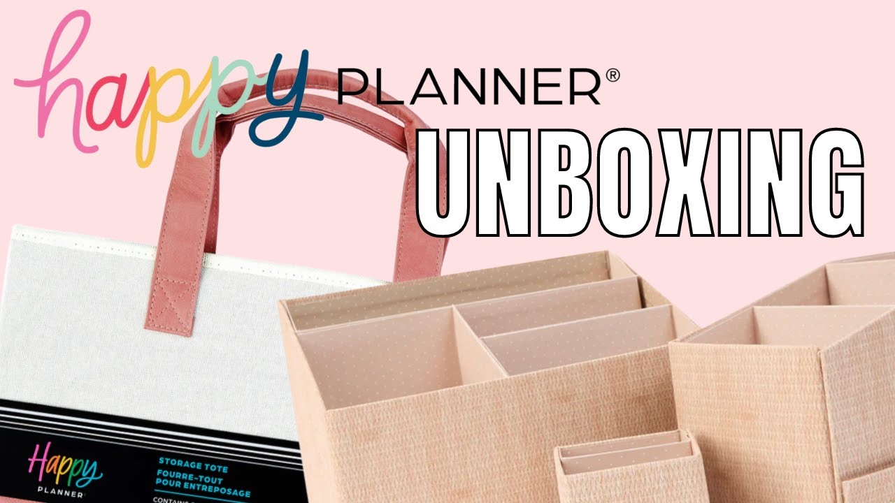 Happy Planner Unboxing | New Storage Accessories - YouTube