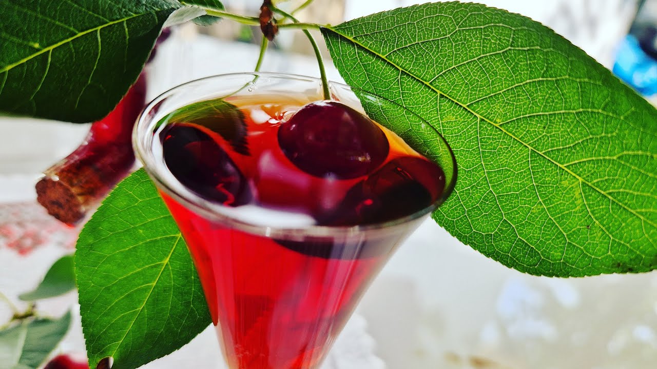 Sour Cherry liqueur: A Tasty Treat From Home / Visinata de casa - YouTube