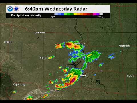 August 26, 2020 - Radar of Supercells in Central South Dakota - YouTube