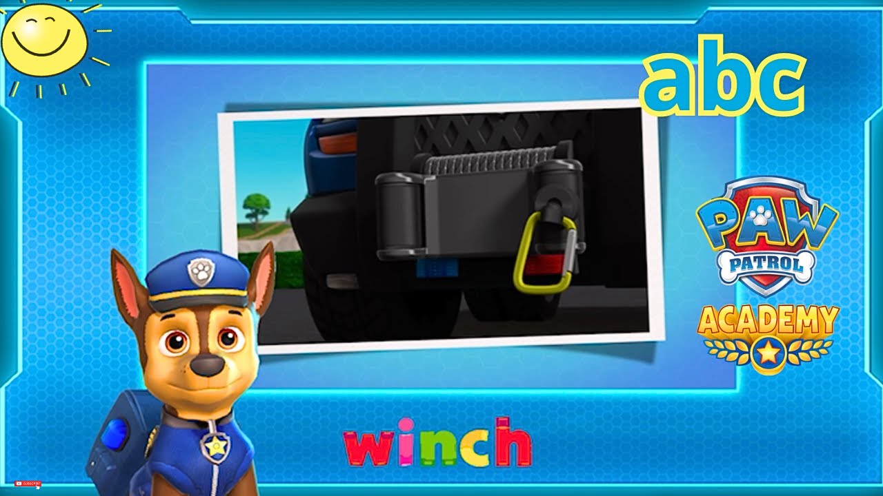 PAW Patrol Academy | Learn ABC's With Chase | Spell the Word "winch" 🪝 ...