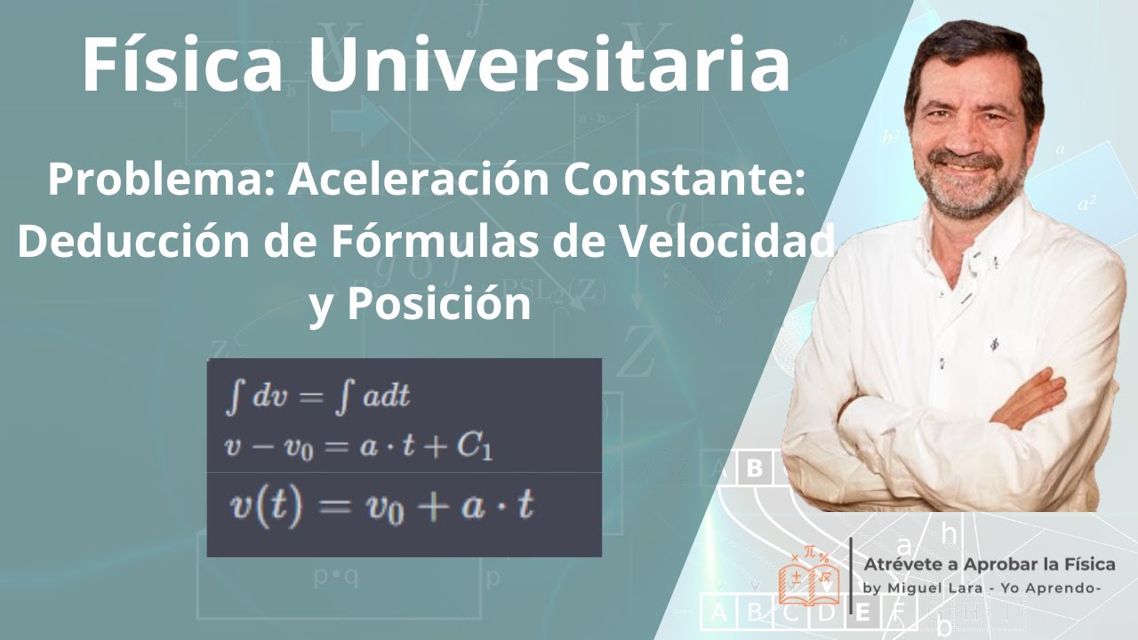 Aceleración Constante: Deducción de Fórmulas de Velocidad y Posición ...