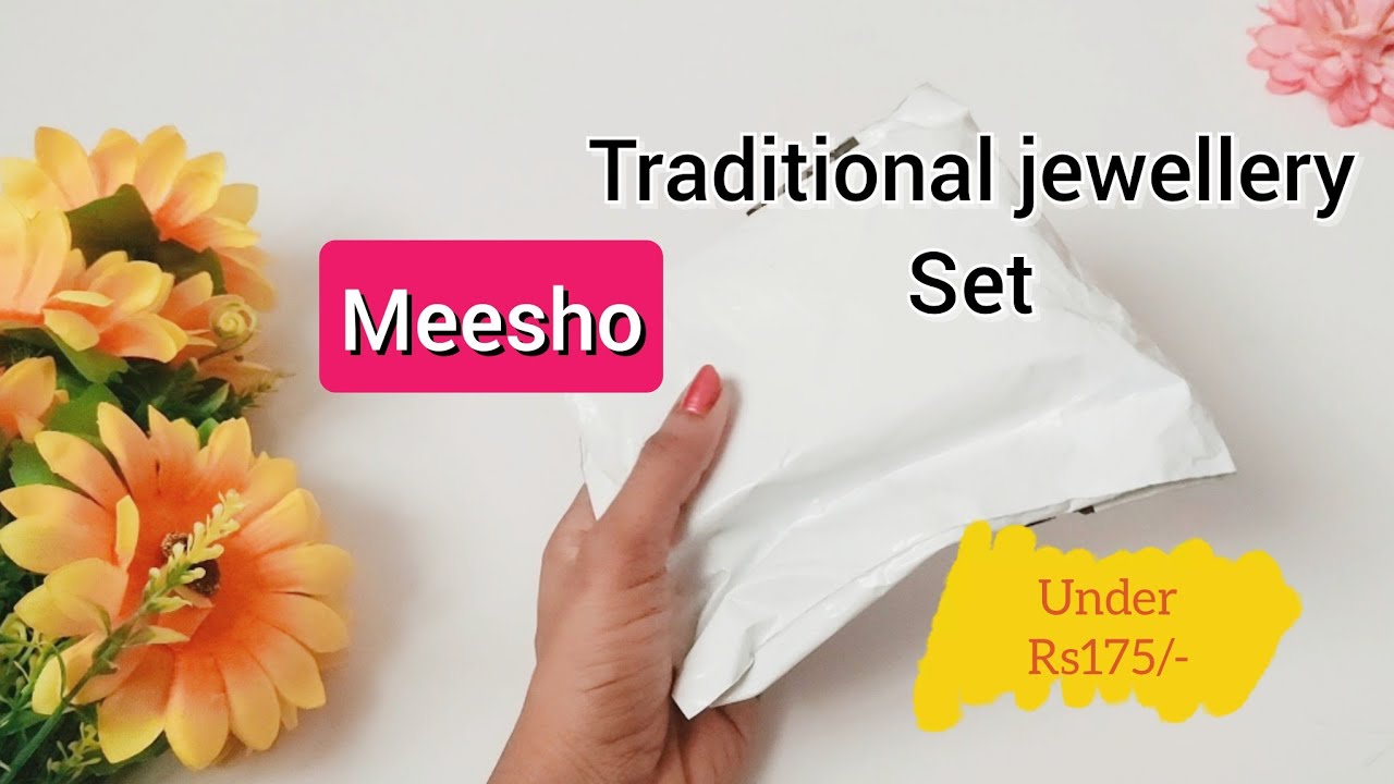 Meesho simple gold plated jewellery set👸/Unboxing//Meesho jewellery ...