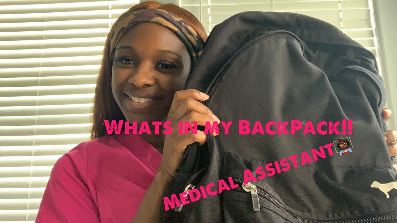 What’s in my backpack//Medical Assistant Student - YouTube