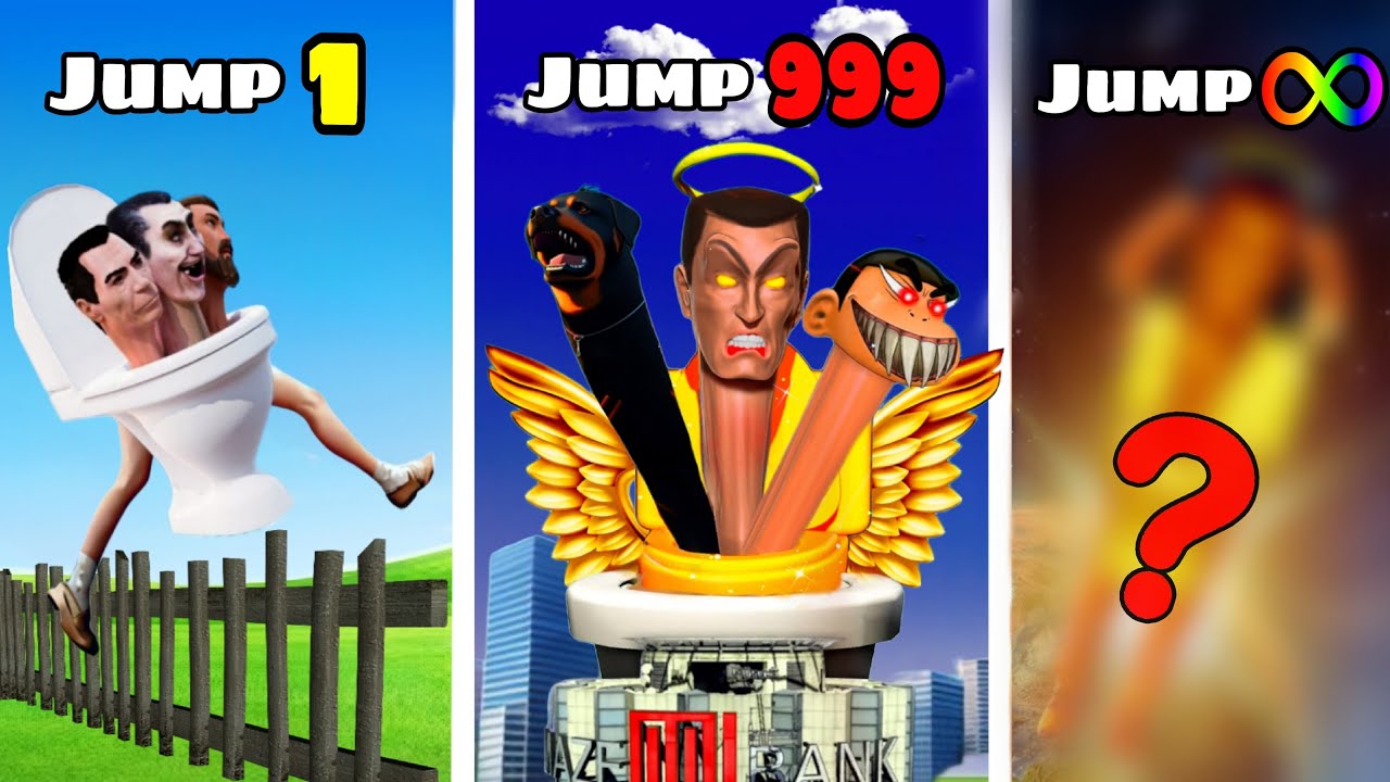 Every SKIBIDI TOILET JUMP MULTIPLIES In GTA 5 - YouTube