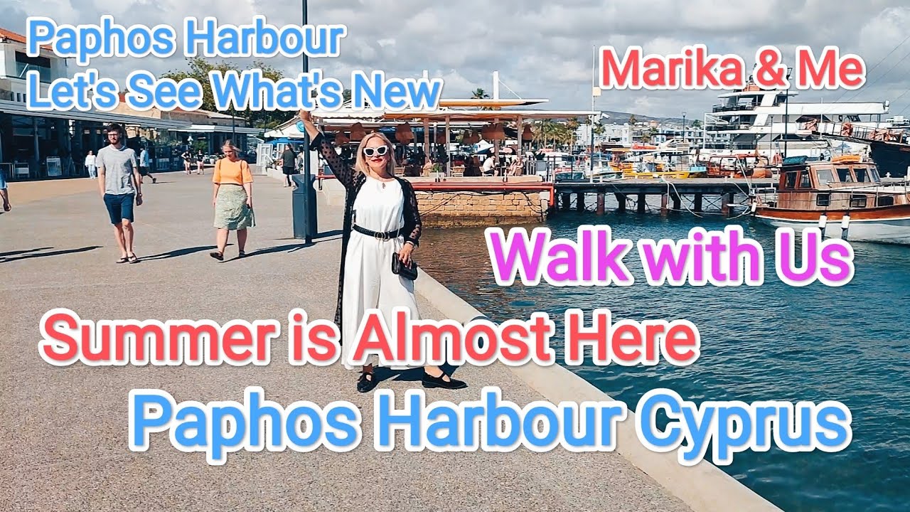 A Summer Afternoon in the Paphos Harbour.. Paphos Cyprus - YouTube