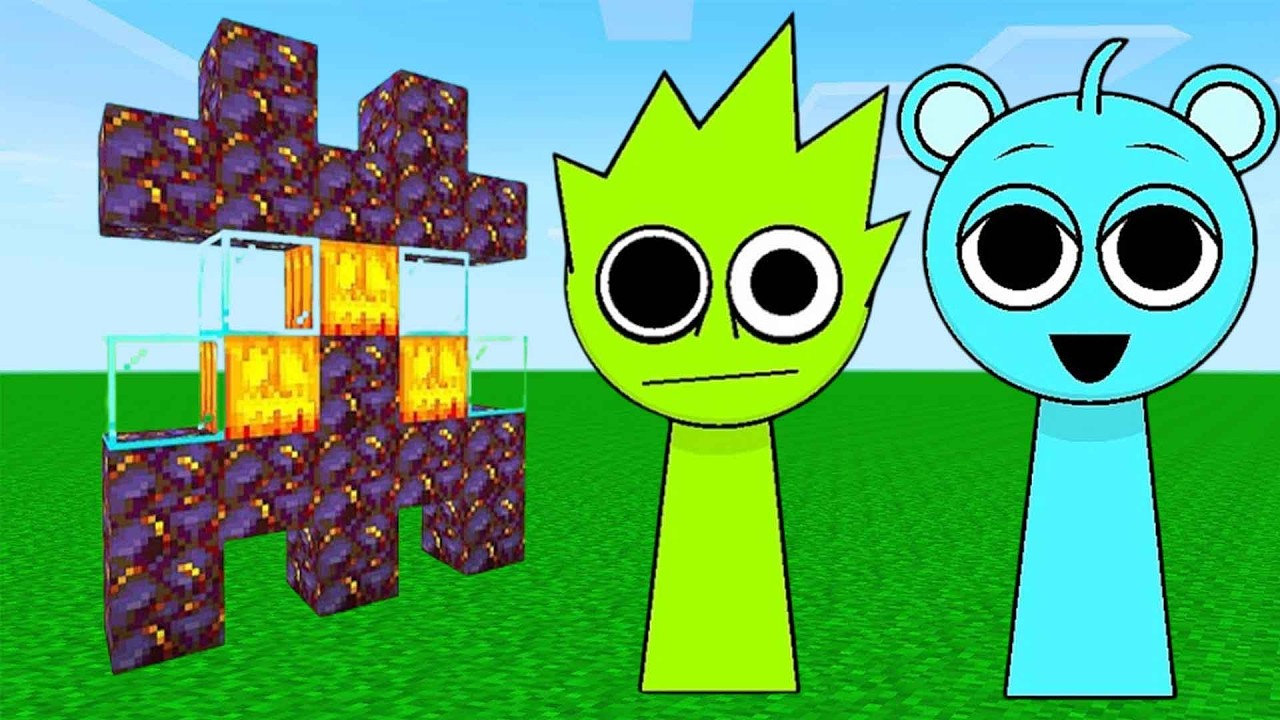 MInecraft sprunki spawn || MINECRAFT || How to build sprunki spawn ...