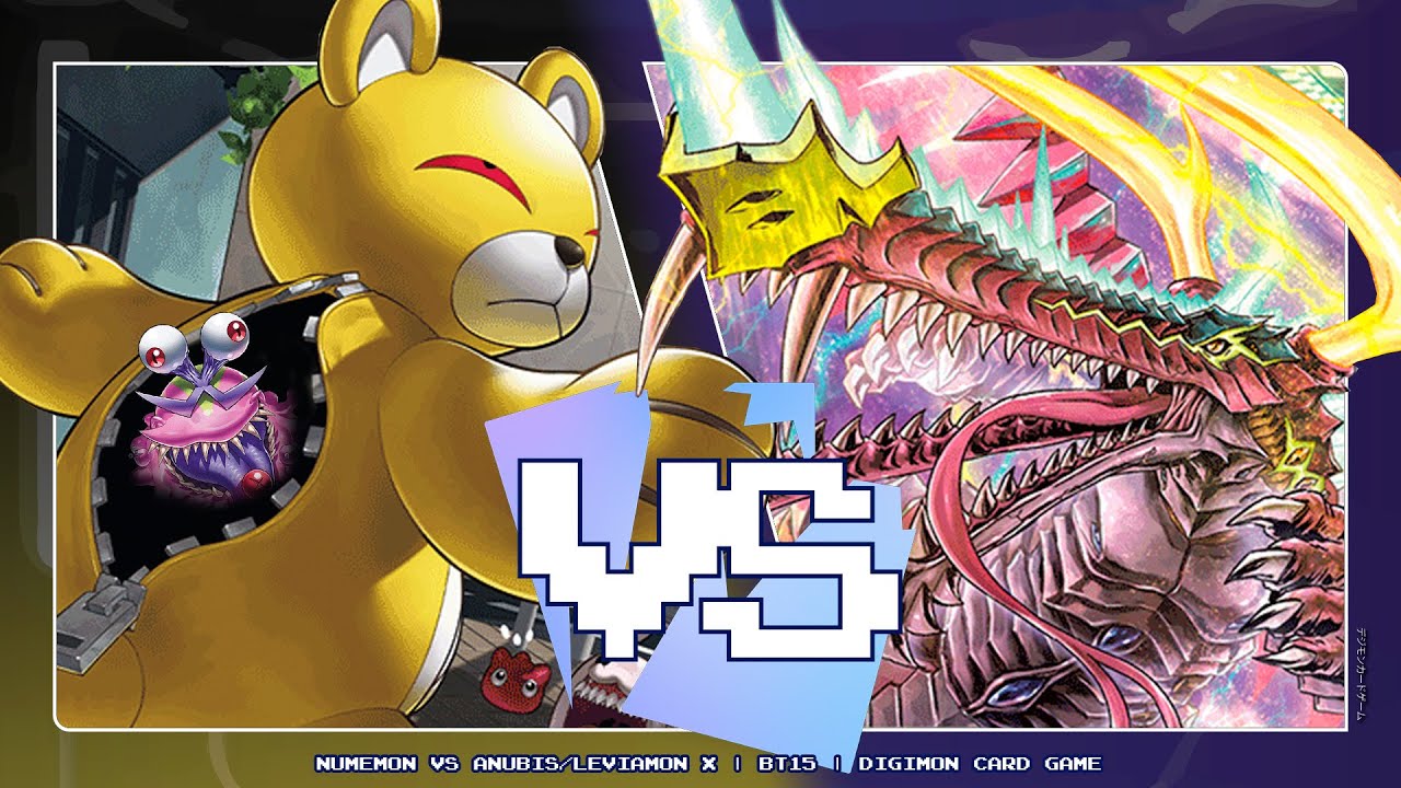 Numemon Vs Anubis/Leviamon X | BT15 | Digimon Card Game - YouTube