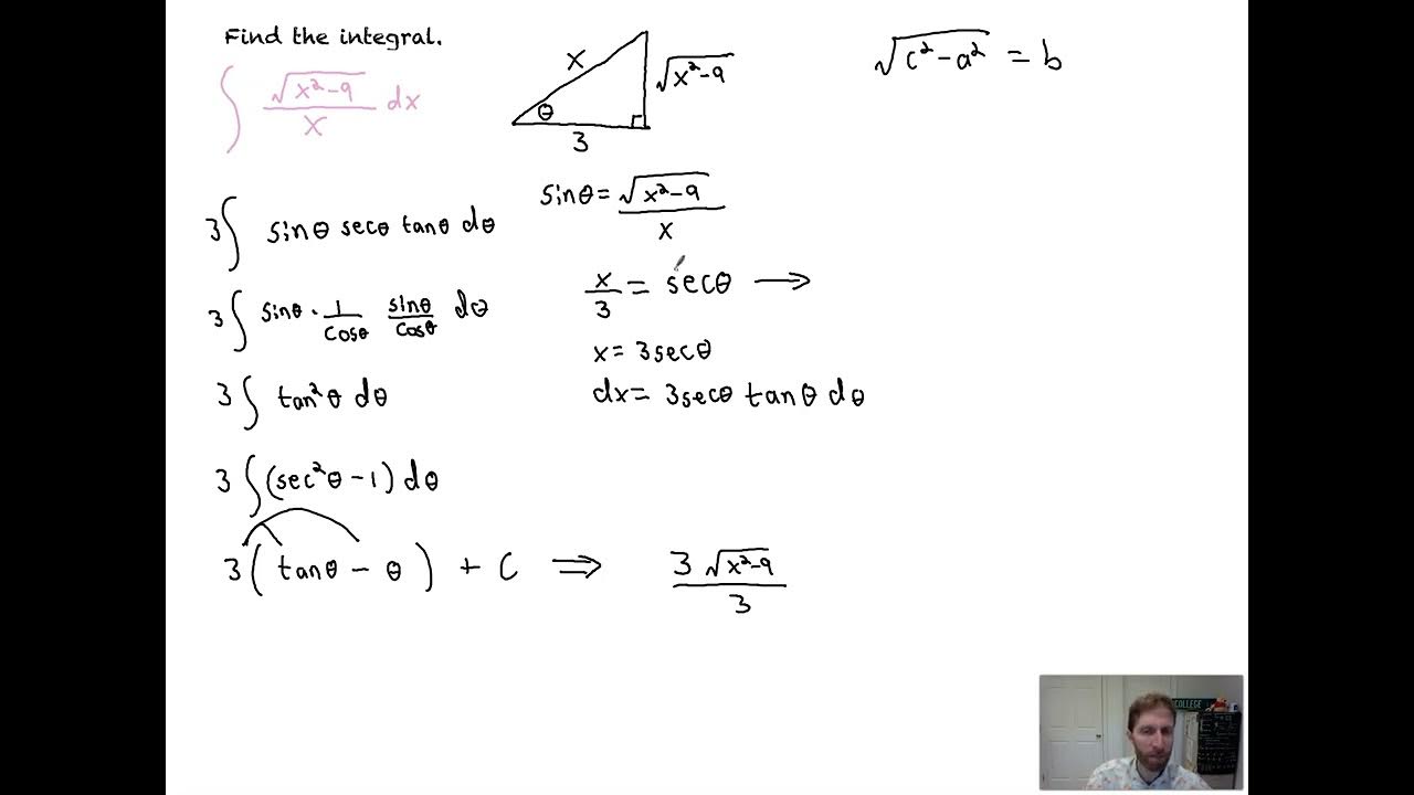 Three Trig Substitution Examples - YouTube