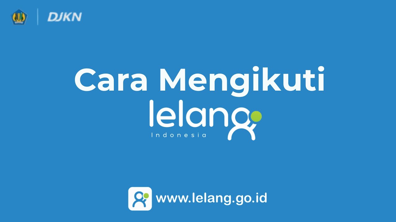 Cara Ikut Lelang pada lelang.go.id (Untuk Peserta Lelang) - YouTube