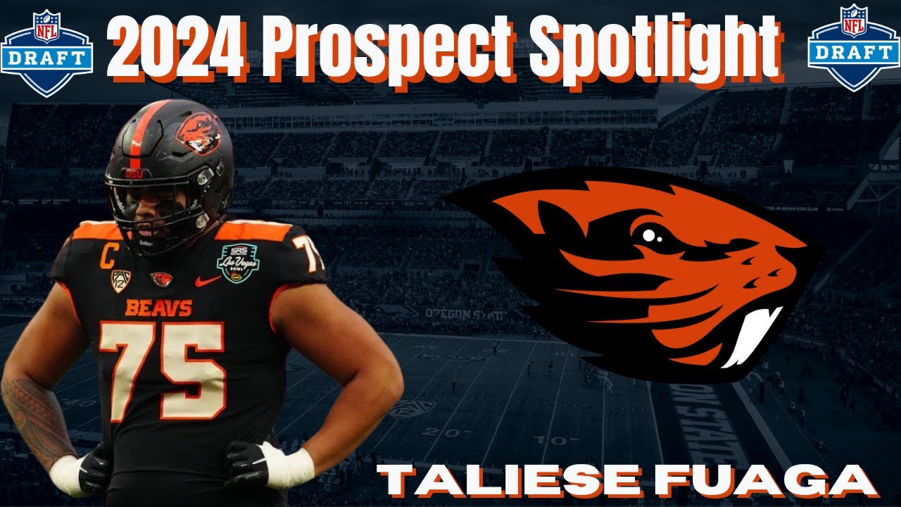 "Taliese Fuaga Is A MAULER!" | 2024 NFL Draft Prospect Spotlight! - YouTube