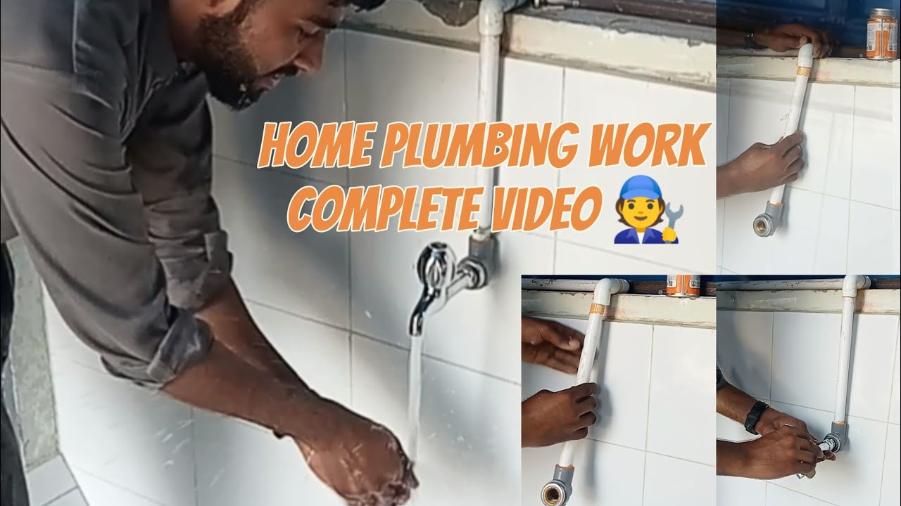 water 💦tape fixing | water tape install| water nal install|plumberwork ...