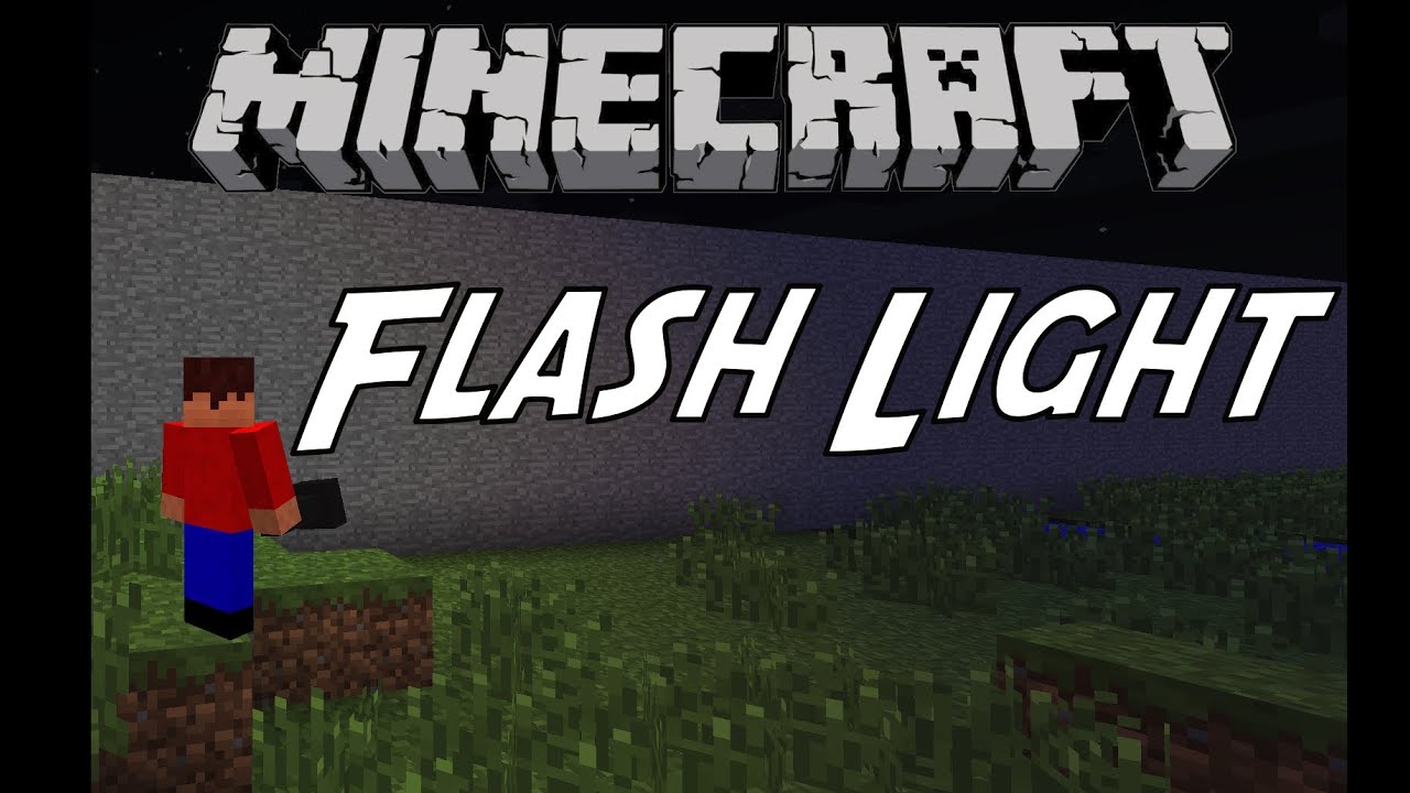Minecraft Mod Showcase: The Flash Light Mod! - YouTube