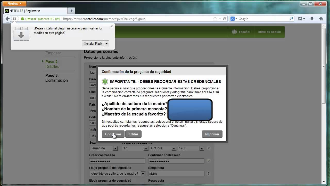 COMO SOLICITAR TARJETA VIRTUAL DE NETELLER - YouTube