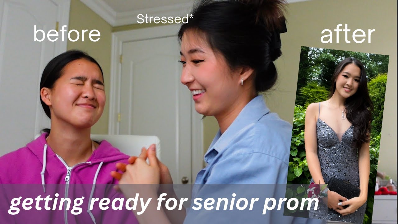 GRWM Senior Prom | Helping my little sister get ready for senior prom ...
