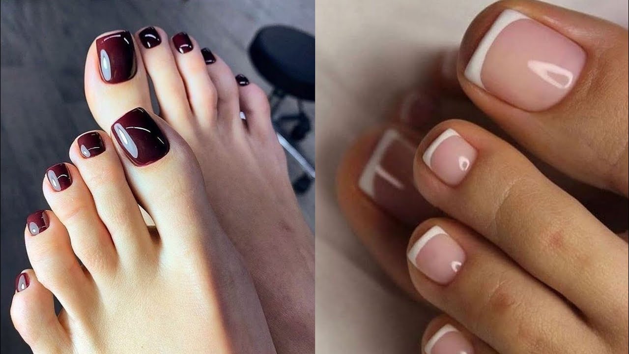 Elegant and mesmerising designs of shiny toe nails art ideas 💡// Latest ...