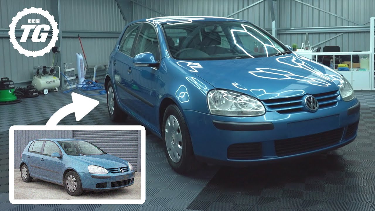 15-Year-Old VW Golf TRANSFORMED By Top Car Detailers | Top Gear Clean ...