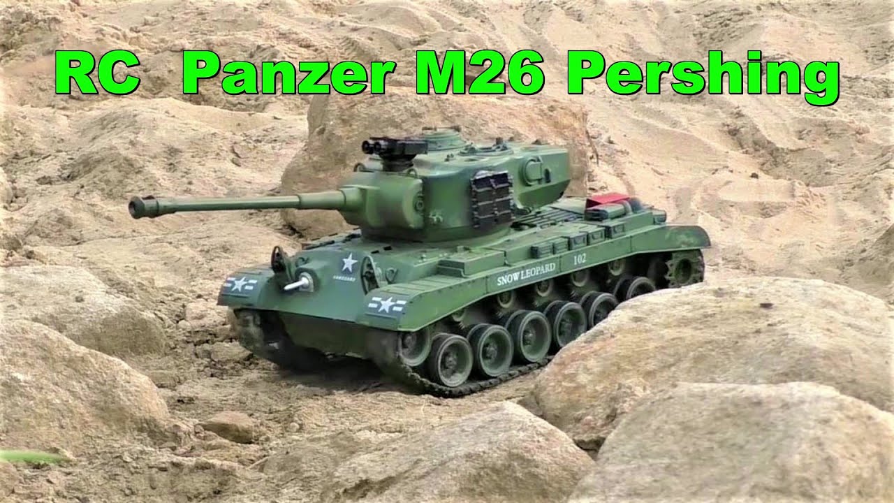 RC Panzer M26 Pershing , Fahrschule, RC Tank M26 Pershing, driving ...