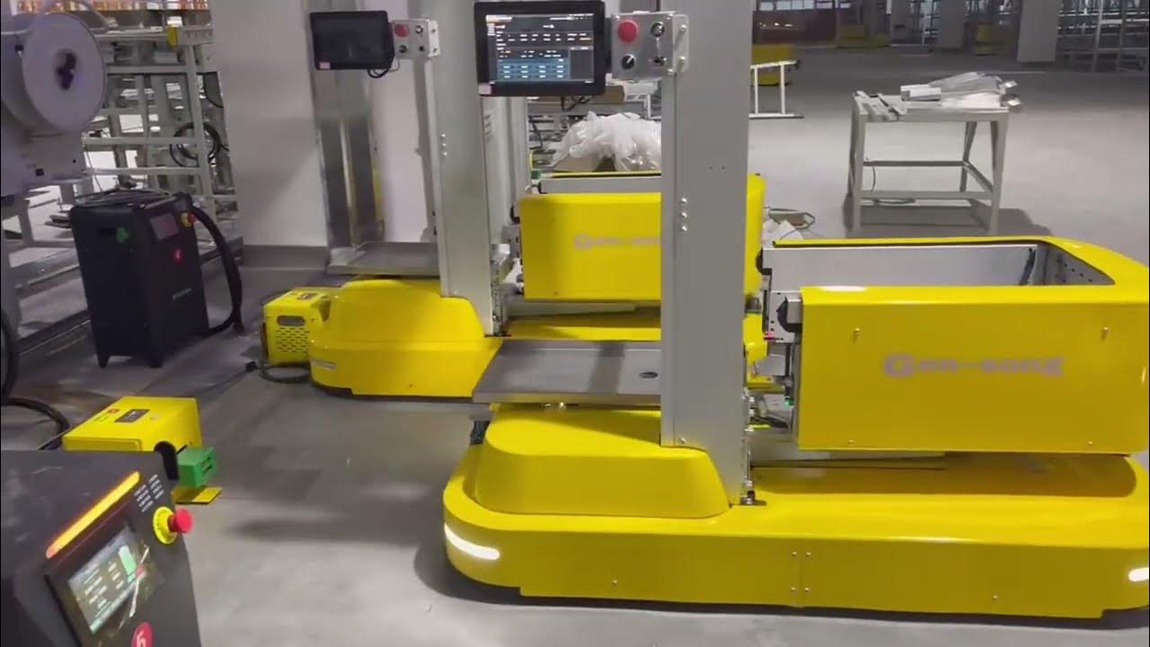 Gen-song Autonomous Case-handling Robot - YouTube