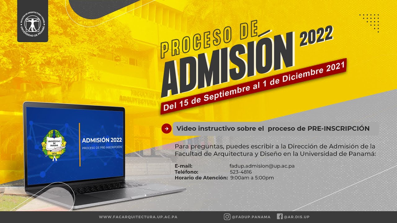 🟡Como hacer la PRE-INSCRIPCIÓN de ADMISIÓN 2022 en la Universidad de ...