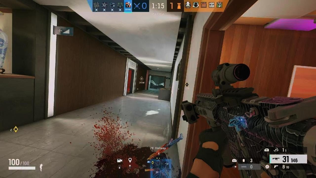 1v5 clutch Ranked R6 - YouTube
