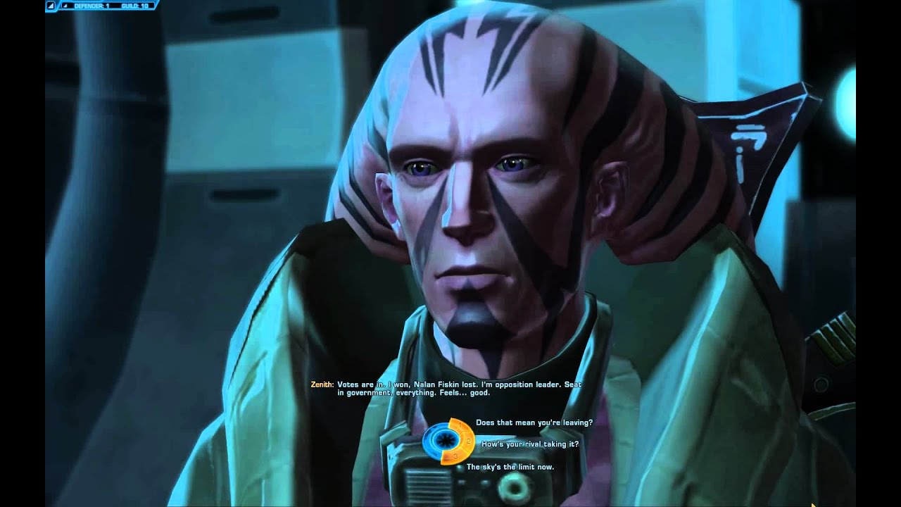 SWTOR: Jedi Consular Zenith Conversation " Living In the Future" - YouTube