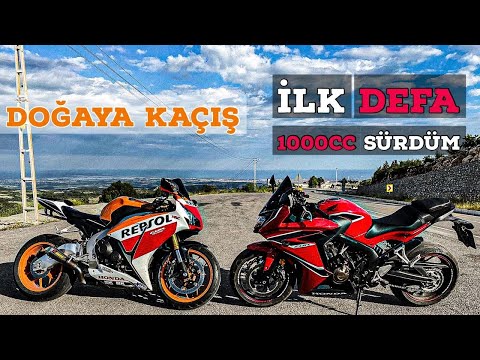HONDA CBR1000RR Repsol ilk SÜRÜŞ! DOĞA Manzaralı 1000rr sürüş