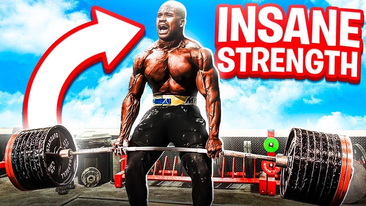 Shaquille O'Neal Showing Super Human Strength! - YouTube