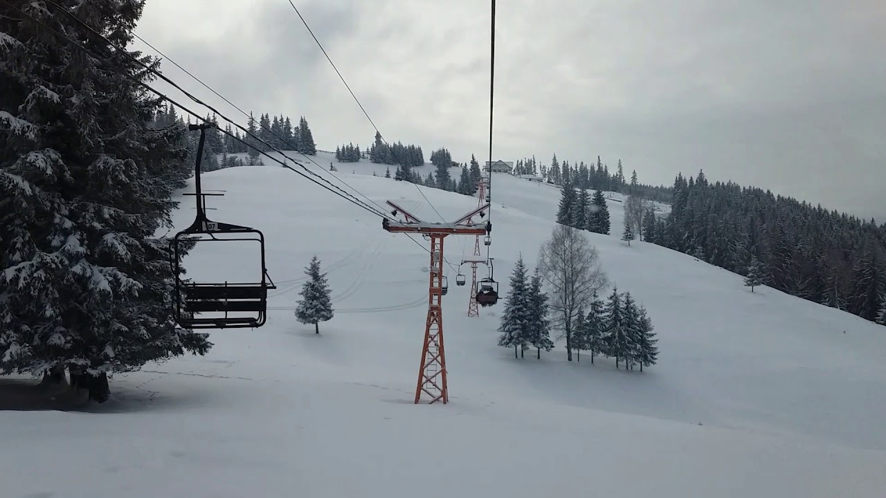 vatra dornei,dealul negru ,romania,telescaun - YouTube