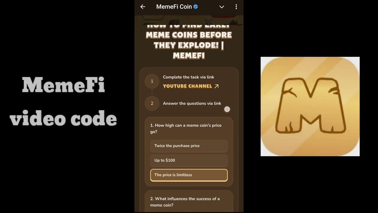 HOW TO FIND EARLY MEME COINS BEFORE THEY EXPLODT MEMEFI SECRET VIDEO CODE MEMEFI SECRET CODE # ...