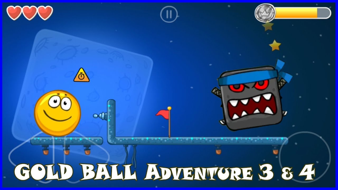 RED BALL 4: Gold Ball epic adventure Volume 3 and 4 with Boss fights ...