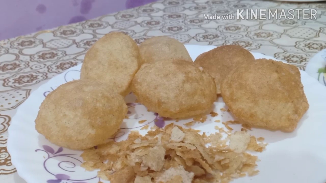 How to make perfect Crunchy Puri for PANI PURI /पानीपुरी/BATATA PURI ...