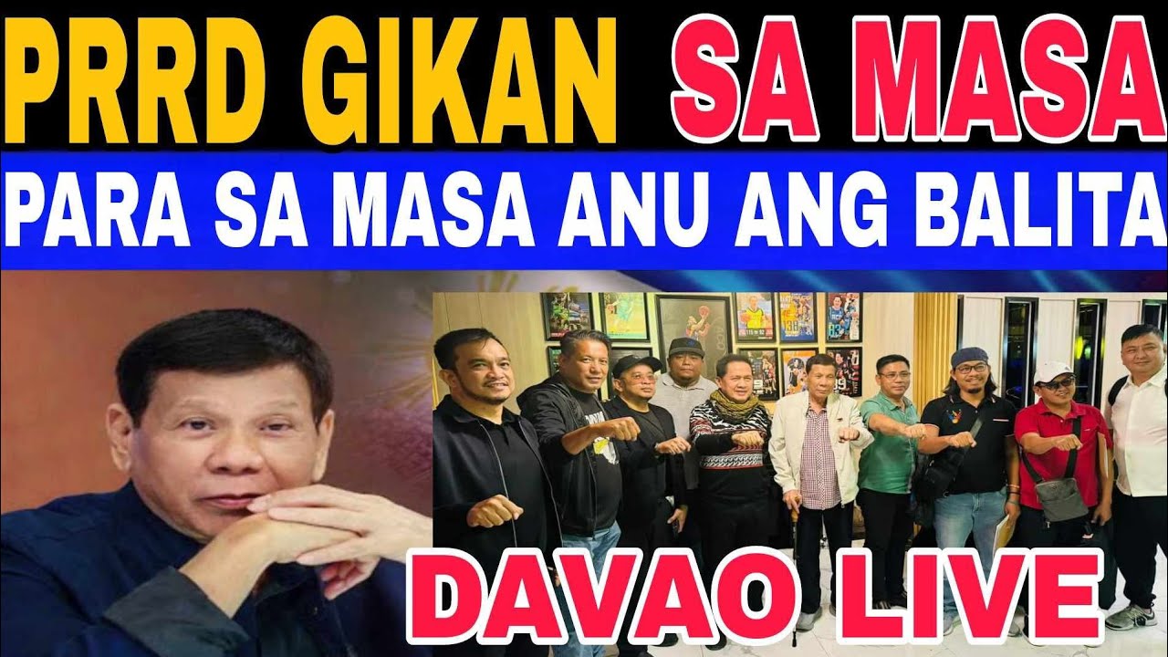 LIVE GIKAN sa MASA PARA sa MASA PRRD WITH DDS VLOGGERS - YouTube